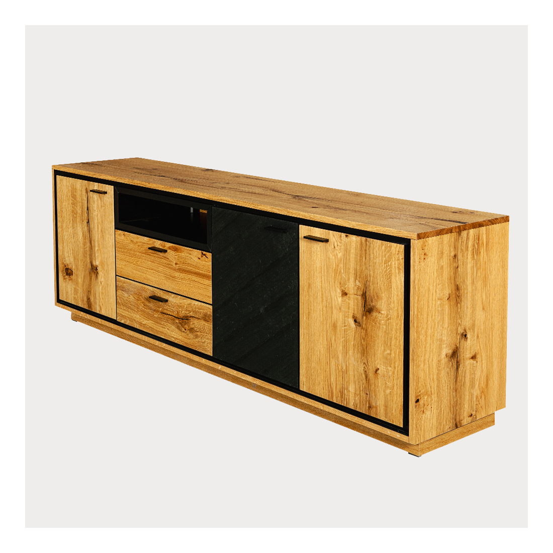 Comoda TV 3 Usi Si 2 Sertare Rado Stone, 177 Cm